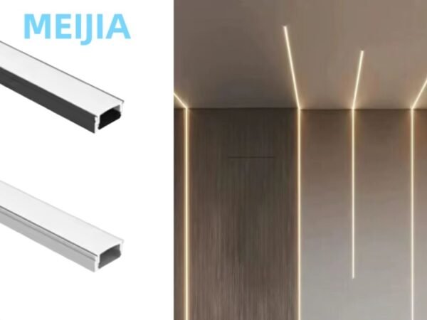 What type of aluminum LED channel is best for under cabinet lighting?