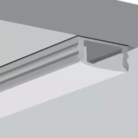 17X07mm Surface Mounted U Shape LED Channels for Ceiling Lighting – LED ...