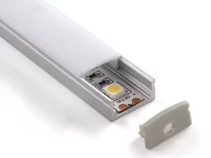 17X07mm Surface Mounted U Shape LED Channels for Ceiling Lighting – LED ...