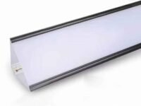 45 Degree Corner LED Channel Diffuser Extrusion Aluminum Track 90 Angle ...