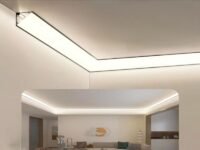 Big Size 45-Degree Corner LED Profile for Seamless Lighting