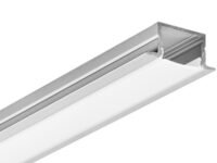 24x07mm Recessed Mounted LED Aluminum Channel Opal Diffuser for LED ...