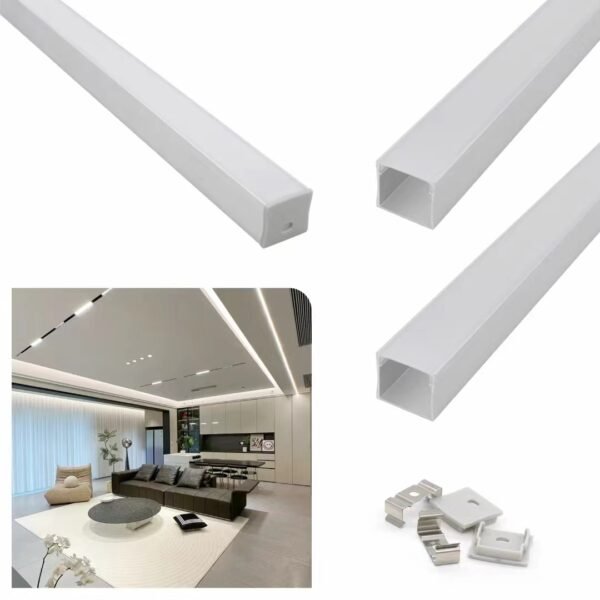 20mm Width Surface Mounted U Shape LED Strip Aluminum Profile Channel ...